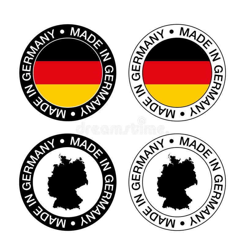 Set of Made in the Germany Labels, Made in the Germany. Made in Germany ...
