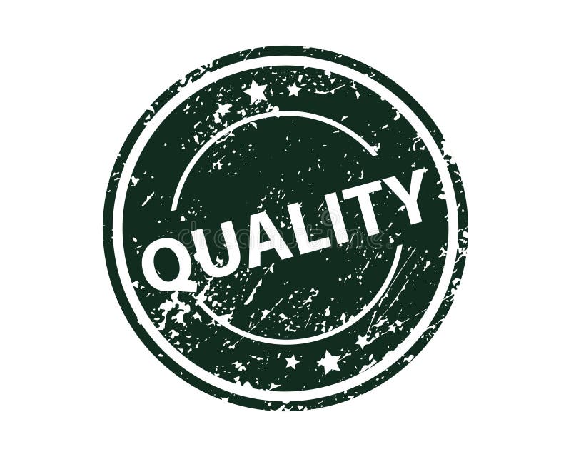 Quality Stamp Vector Texture. Rubber Cliche Imprint Stock Vector ...