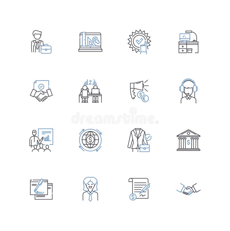 Quality Standards Line Icons Collection Excellence Compliance