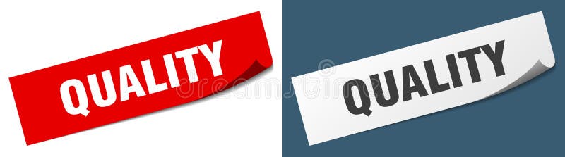 Quality Sticker. Quality Sign Set Stock Vector - Illustration of ...