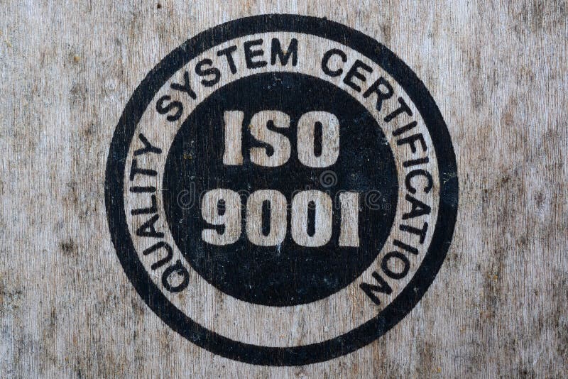 Quality System Certification Sign Stock Photo - Image of grunge ...