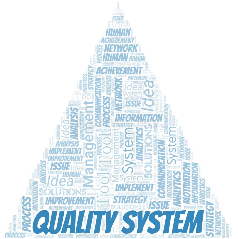 Quality System stock illustration. Illustration of defined - 94361995
