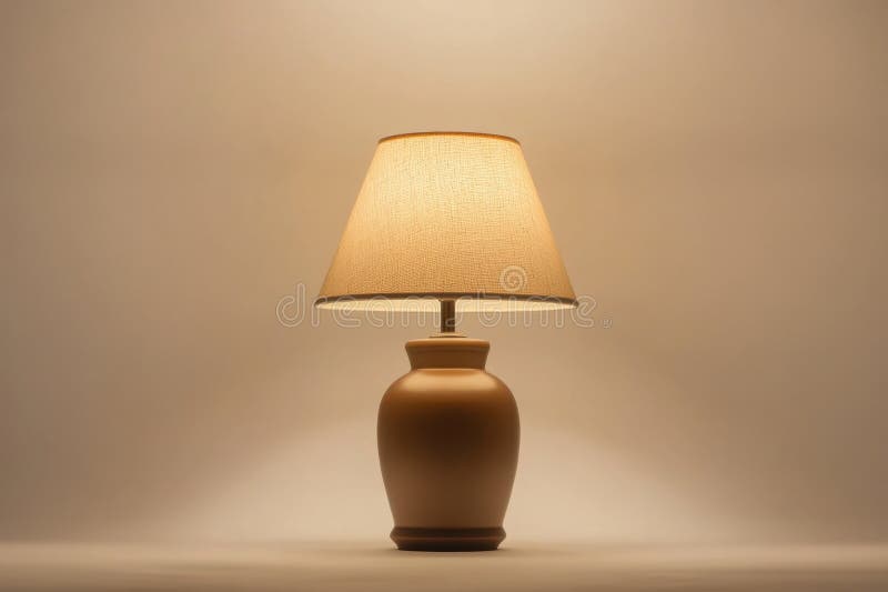 Quality Table Lamp Displayed in a Studio Setting on a White Background ...