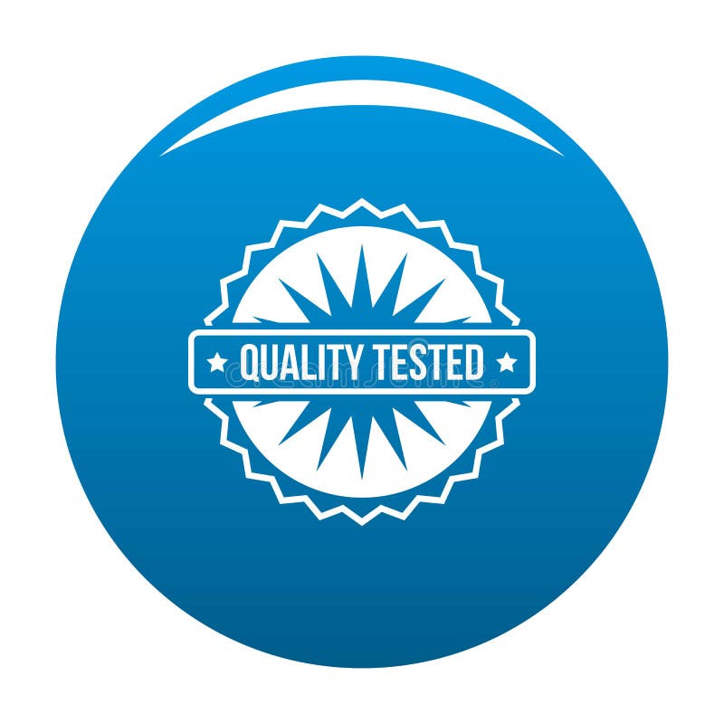 Quality Tested Logo, Simple Style. Stock Illustration - Illustration of ...