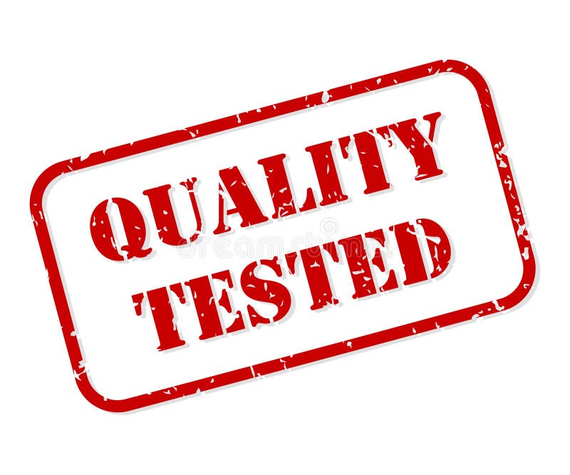Quality Tested Rubber Stamp Vector Stock Vector - Illustration of ...