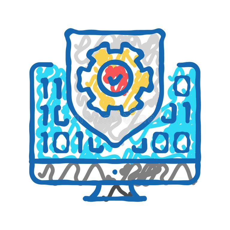 Quality Testing Tool Work Icon Doodle Illustration Stock Vector ...