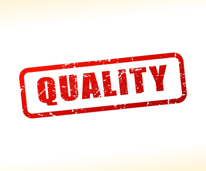 Quality text stamp stock vector. Illustration of business - 107551247