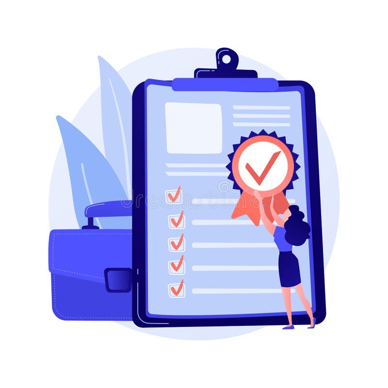 Quality Work Abstract Concept Vector Illustration. Stock Vector ...