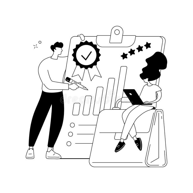 Quality Work Abstract Concept Vector Illustration Stock Vector ...