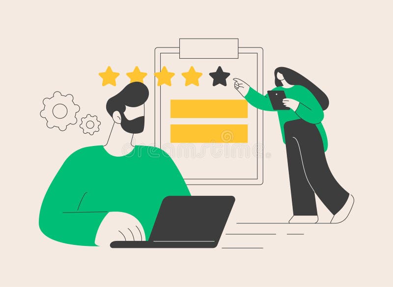 Quality Work Abstract Concept Vector Illustration. Stock Vector ...