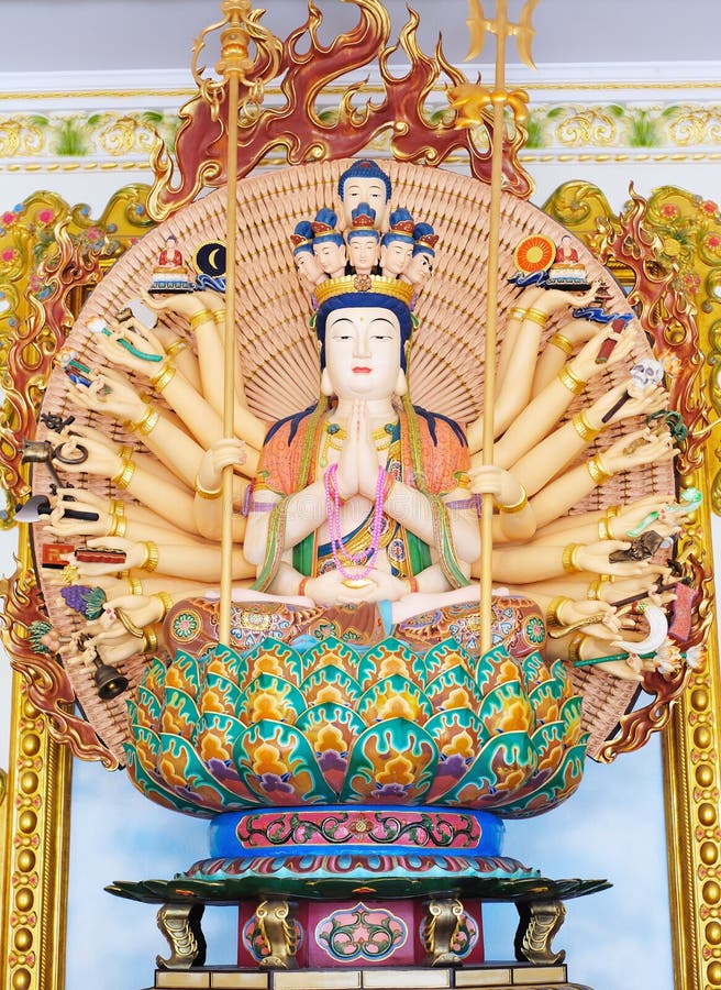 Quan Yin stock image. Image of meditation, avalokitesvara - 19102115