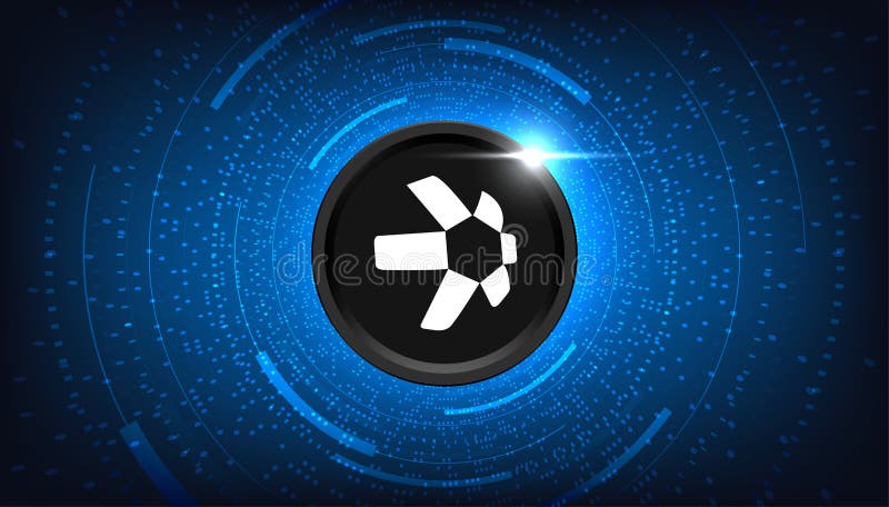 Quant QNT Coin Cryptocurrency Concept Banner Background Stock Vector ...