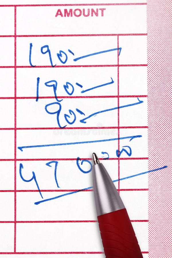 Quantidade Total Calculadora Imagem de Stock - Imagem de quantia ...