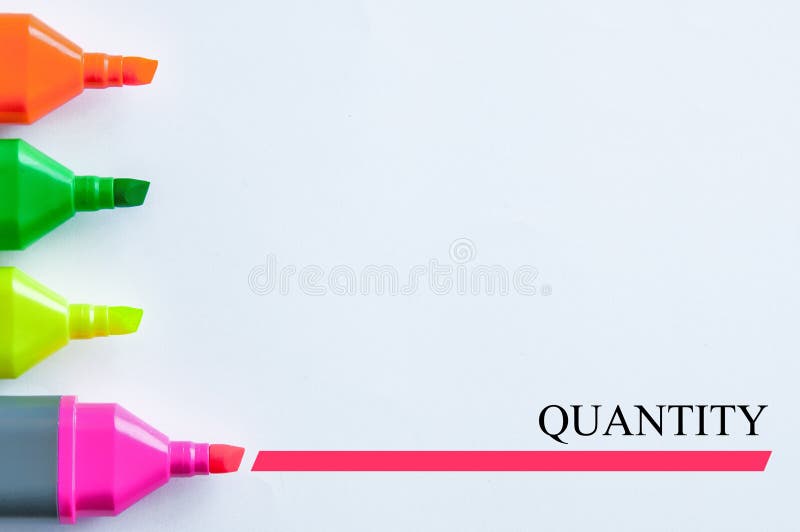 Quantity stock photo. Image of grenn, pink, background - 41256320