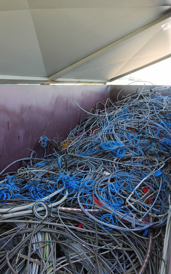 Quantity of Used Electrical Wires in the Recycling Container for the ...