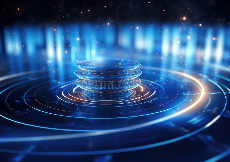 Quantum Abstract Technology Background Hardware Quantum Form Future ...