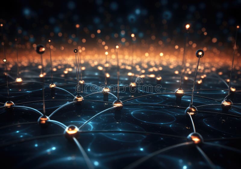 Quantum Abstract Technology Background Hardware Quantum Form Future ...