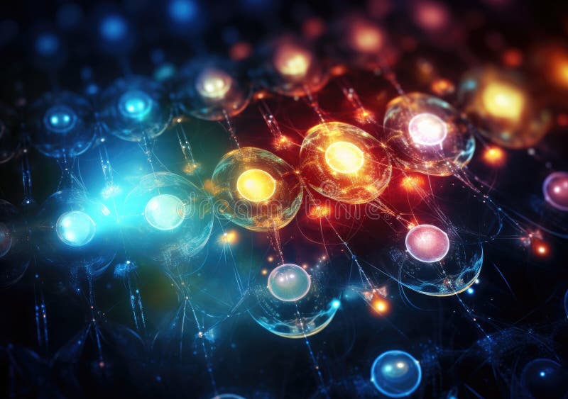 Quantum Abstract Technology Background Hardware Quantum Form Future ...