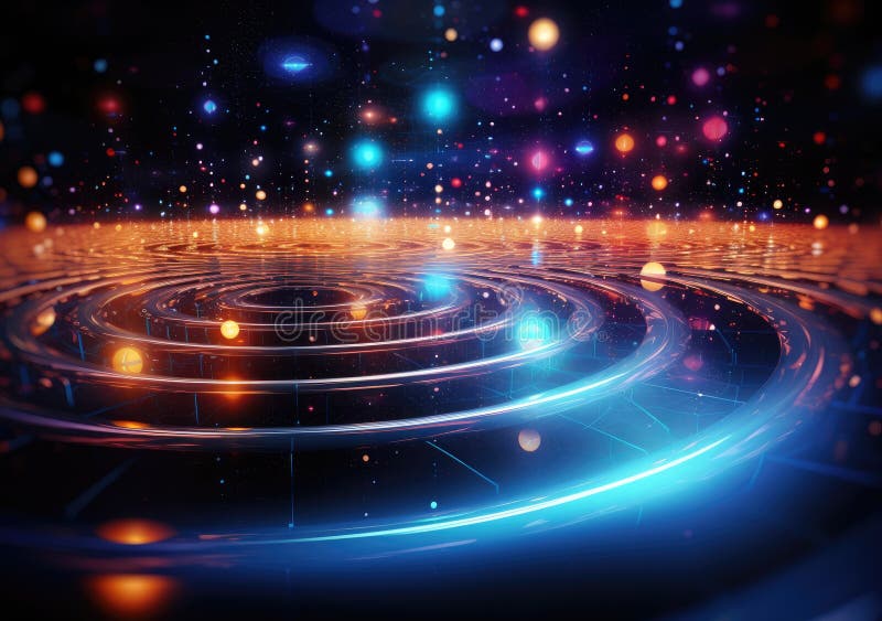 Quantum Abstract Technology Background Hardware Quantum Form Future ...