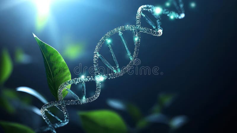 Quantum AI and Genetic Engineering Biotechnology Genetic Code DNA Plant ...