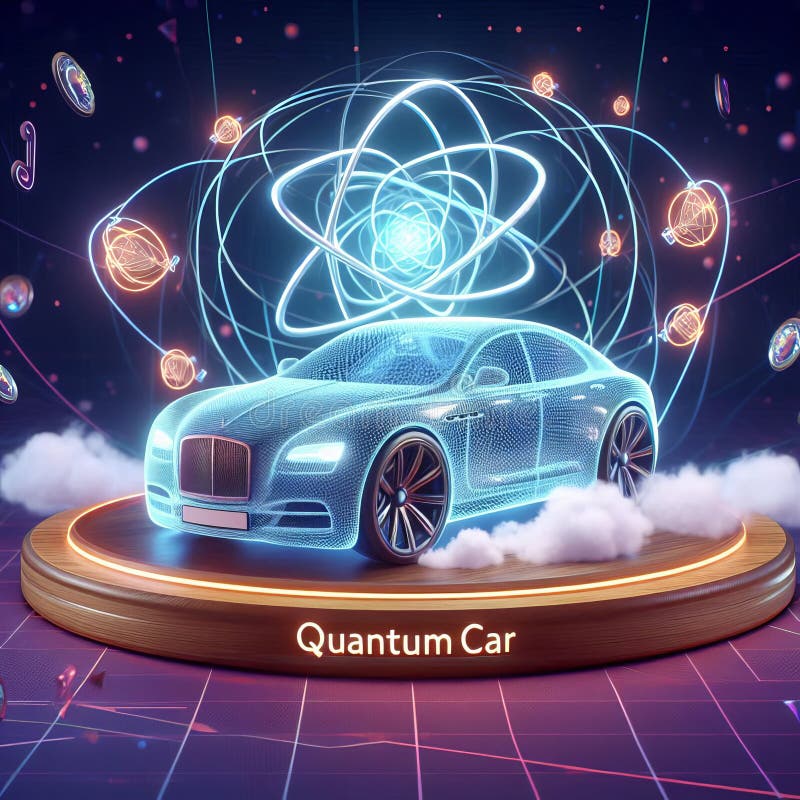 Quantum Car a Car that Uses Quantum Computing To Optimize Its Pe Stock ...