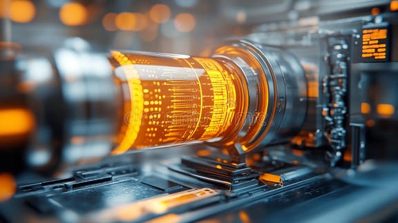 Quantum Chip, Part of Quantum Computer. How Quantum Technology May Look ...