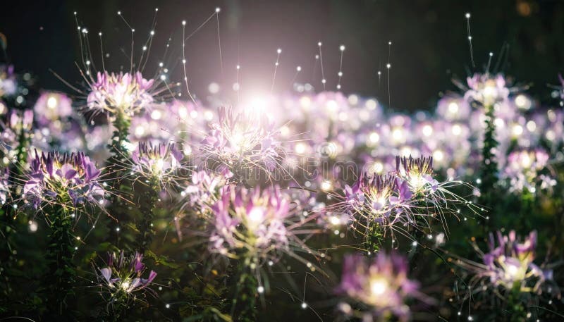 Quantum Circuit Garden with Light Petals. Artificial Intelligence ...