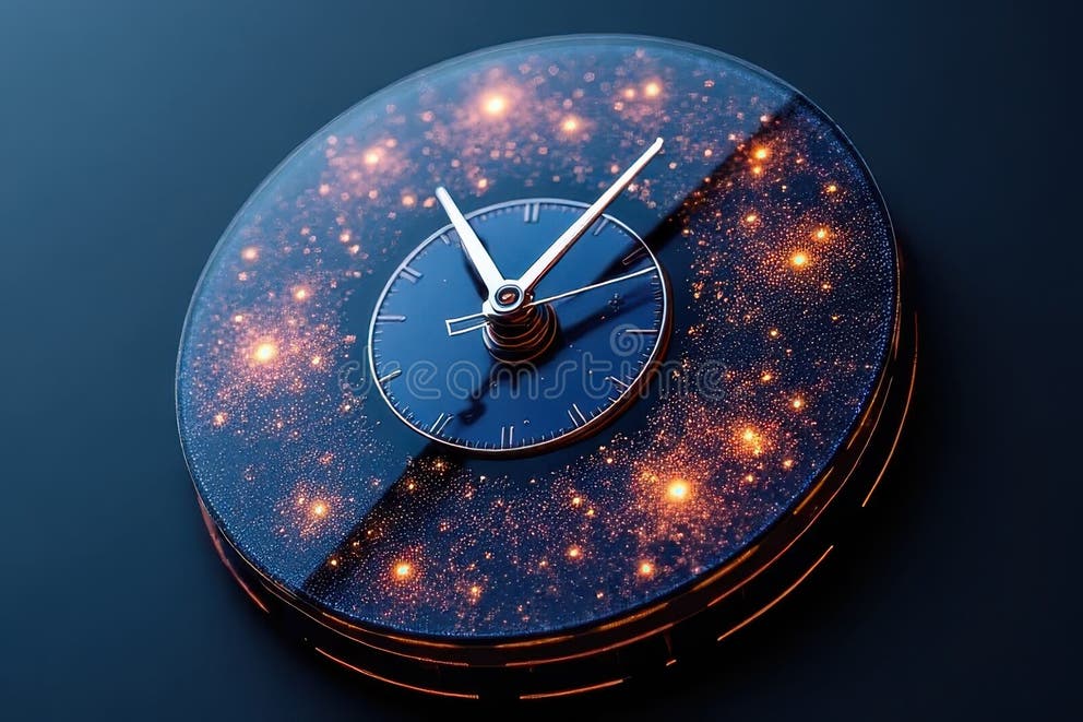 Quantum Clocks and Abstraction Stock Illustration - Illustration of ...