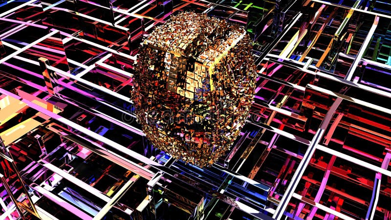 Quantum Computer. Ai Artificial Intelligence Concept Cyber Security ...