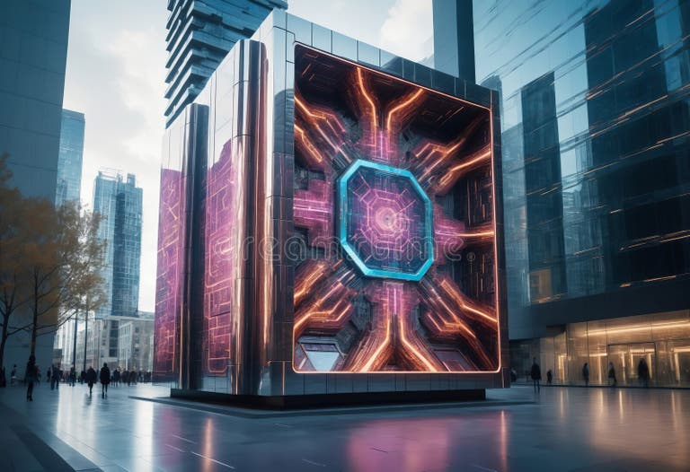 The Quantum Computer Chronicles Stock Illustration - Illustration of ...