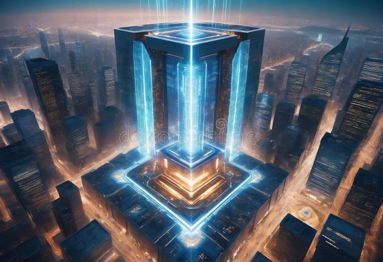 The Quantum Computer Chronicles Stock Illustration - Illustration of ...