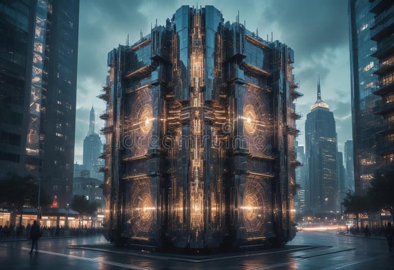 The Quantum Computer Chronicles Stock Illustration - Illustration of ...