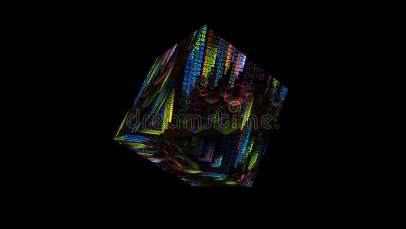 Quantum Computer Core Abstract Futuristic Technology Digital Layer ...