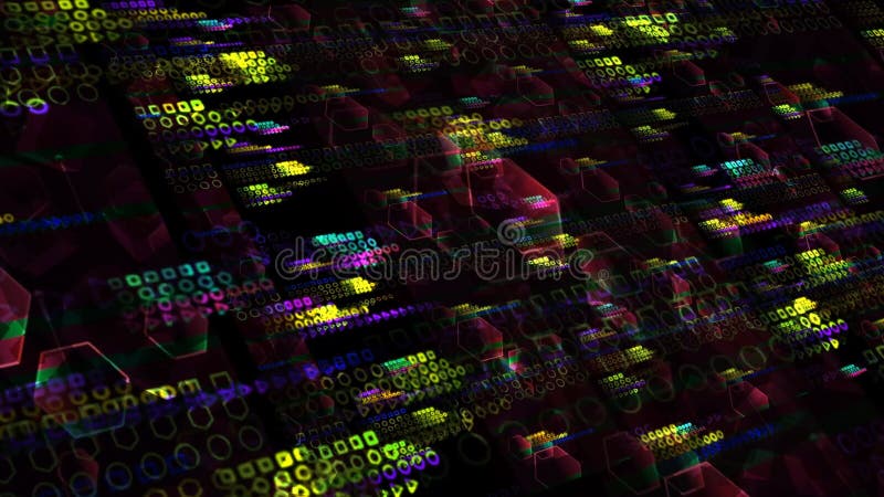 Quantum Computer and Intelligent Cube Futuristic Technology Digital ...