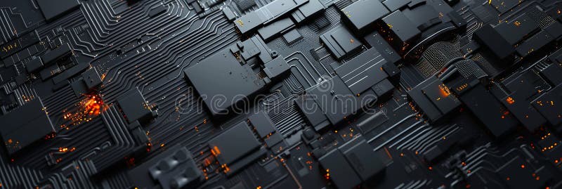 Quantum Computer, Computer Interior. Dark, Photorealistic, Wallpaper ...