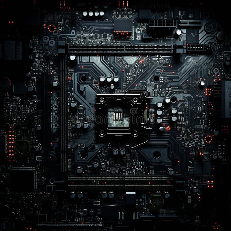 Quantum Computer, Computer Interior. Dark, Photorealistic, Wallpaper ...