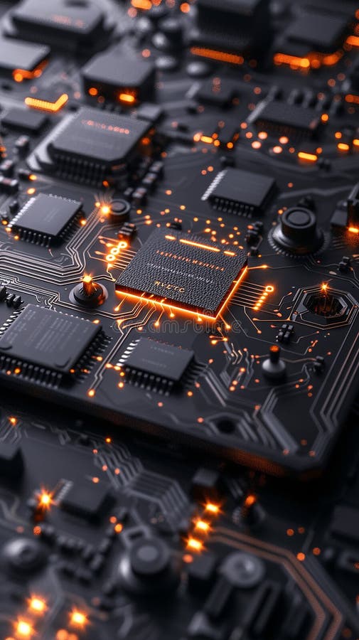 Quantum Computer, Computer Interior. Dark, Photorealistic, Wallpaper ...