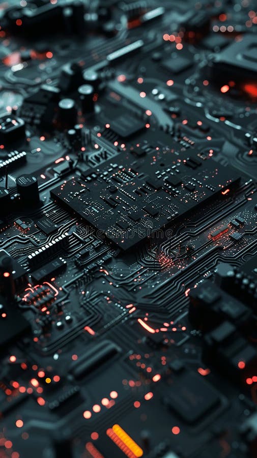 Quantum Computer, Computer Interior. Dark, Photorealistic, Wallpaper ...