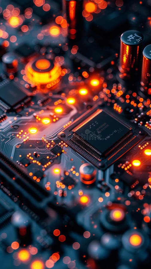 Quantum Computer, Computer Interior. Dark, Photorealistic, Wallpaper ...