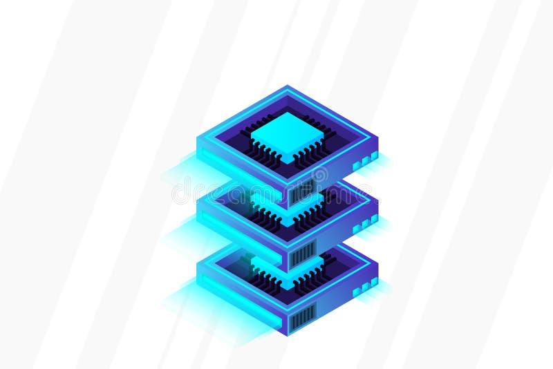 Quantum Computer, Large Data Processing, Server Room, Artificial ... Quantum Computer, Large Data Processing, Server Room, Artificial ...