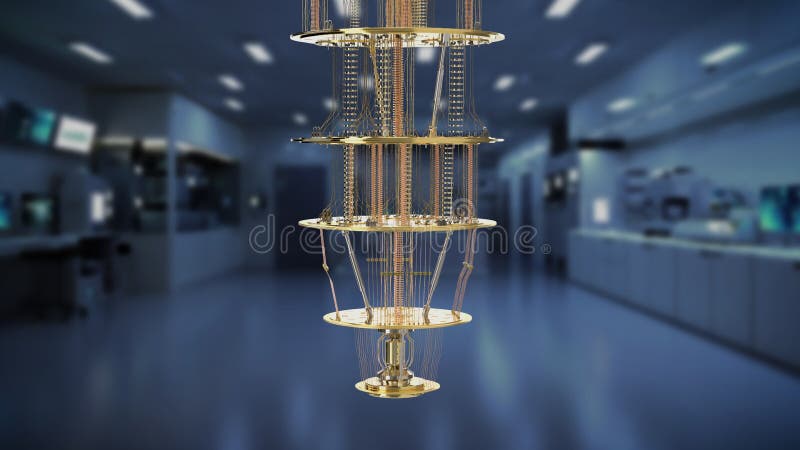 Quantum Computer Technology Concept Stock Video - Video of connect ...