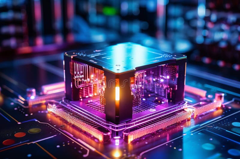 High-tech Robot Standing in Office, Showcasing Futuristic Design ...