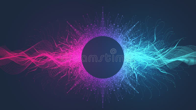 The Quantum Computer Technology Banner Design Template Concept of a ...