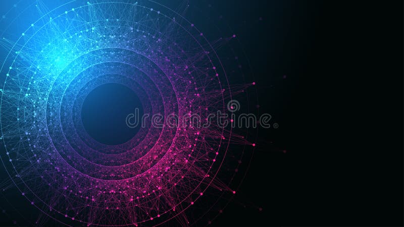 Quantum Computer Technology Banner Design Template Concept ...