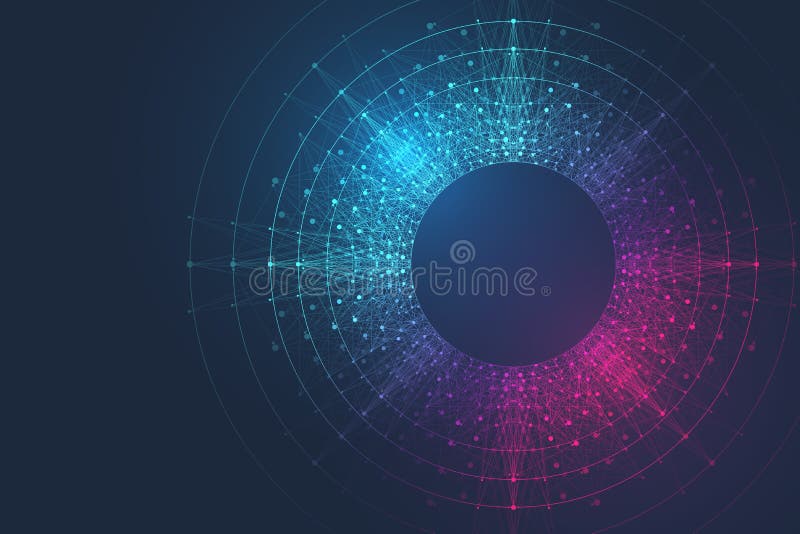 Quantum Computer Technology Banner Design Template Concept ...