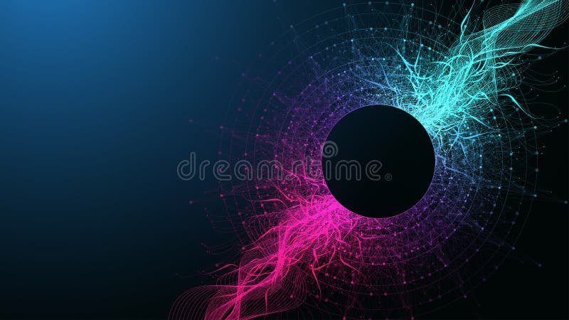 Quantum Computer Technology Banner Design Template Concept ...