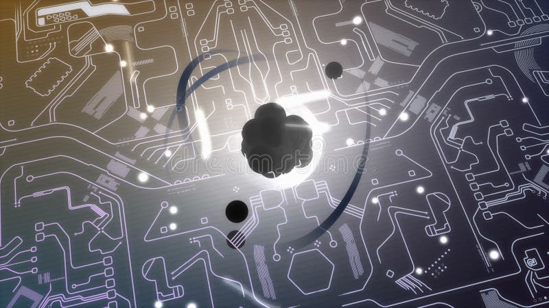 Quantum Computer Technology, Concept Animation. Stock Footage - Video ...