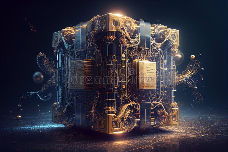 Quantum Computers and Quantum Cryptography. AI Generated Stock ... Quantum Computers and Quantum Cryptography. AI Generated Stock ...
