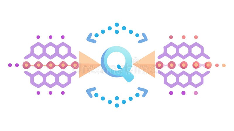 Quantum Computing and Advanced Algorithms, Vector Design Generative AI Stock Vector ...