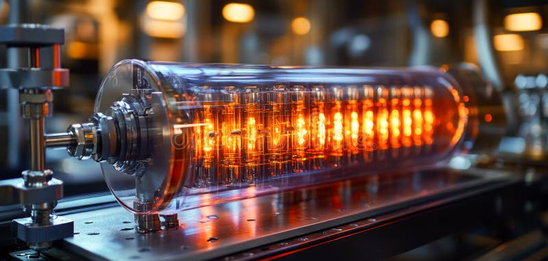 Quantum Computing Apparatus Showcasing Qubit Superposition and ...